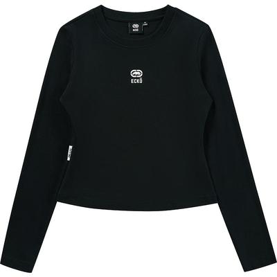 ecko红犀牛修身显瘦运动长袖t恤