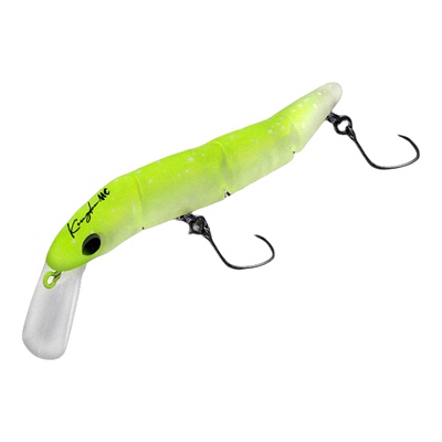 国王路亚缓沉四节米诺路亚饵夜光鳟鱼专用翘嘴溪流多节假饵硬饵