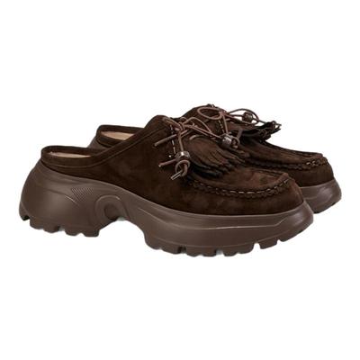 fed复古穆勒鞋夏季新款女鞋厚底半拖鞋休闲后空单鞋女S0321-YA580