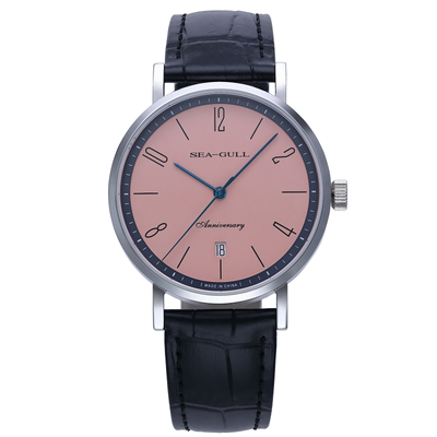 海鸥表拼色盘包豪斯自动机械男表