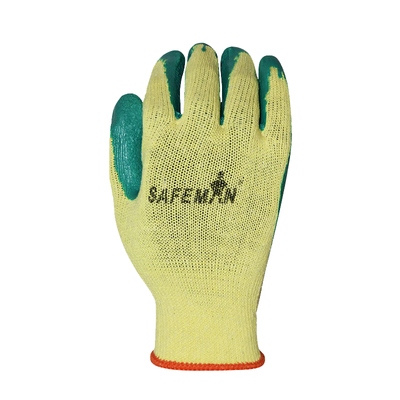 君御挂胶手套乳胶半挂胶厚款防滑薄款工地耐磨线手套 7113