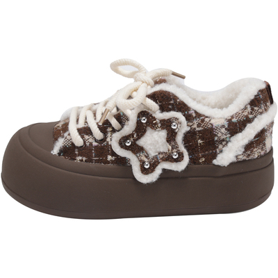 厚底增高时尚百搭休闲胖星鞋板鞋