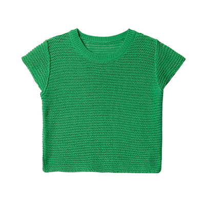322工房环保棉针织小飞袖T恤