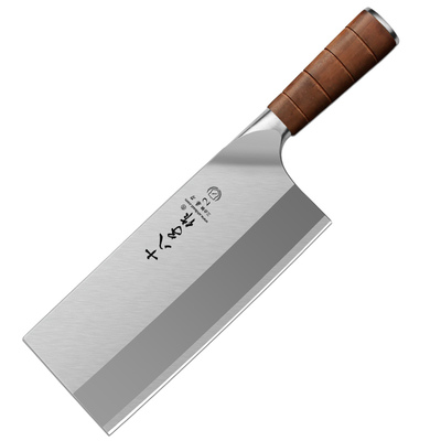 十八子作90Cr三合钢厨师专用菜刀