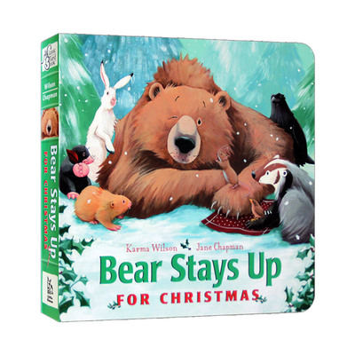 英文原版绘本 Bear Stays Up for Christmas 大熊圣诞不冬眠 英文版 进口英语原版书籍儿童外文书
