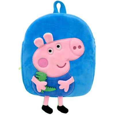 长亿学前儿童毛绒背包可水洗