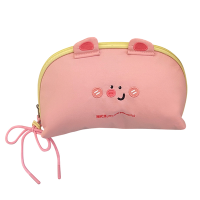 可爱化妆包女2025新款外出便携大容量化妆刷口红小杂物分区收纳袋