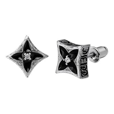 小众独特四叶草耳钉酷