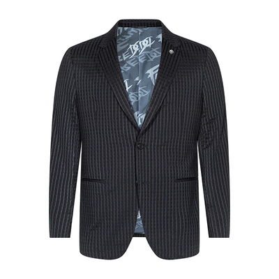 LIU·JOUOMO春秋简约格纹西装