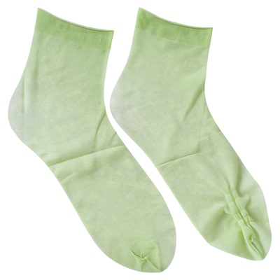 超薄1D无边油亮高跟伴侣短袜