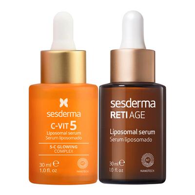 sesderma赛斯黛玛早c晚a5C抗氧精华30ml+3A视黄醇精华组【临期】