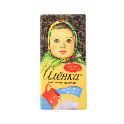俄罗斯大头娃娃榛仁牛奶巧克力