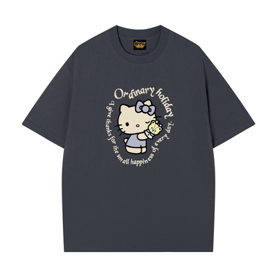 金智秀同款Kitty猫宽松短袖T恤
