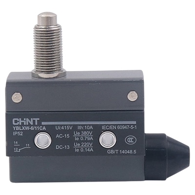 正泰YBLXW-6-11CA自复位一开一闭银触点小限位微动开关行程开关