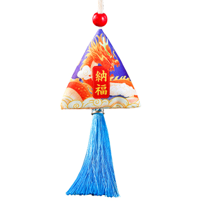 端午节粽子香包艾叶驱蚊三角手工diy香囊挂件随身小挂饰活动装饰