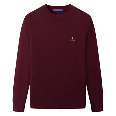 [可机洗精纺纯羊毛]梦特娇羊毛衫