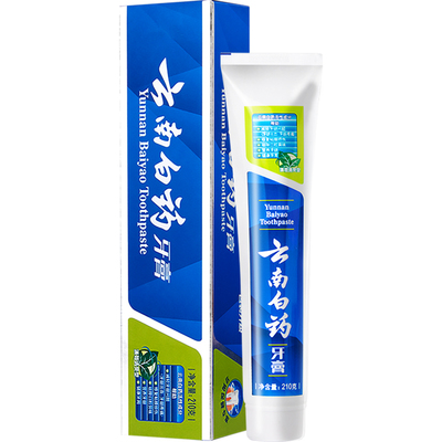 云南白药210g4套装减轻特价牙膏