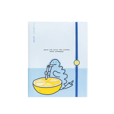 得力资料册文件夹乔古漫联名卡通