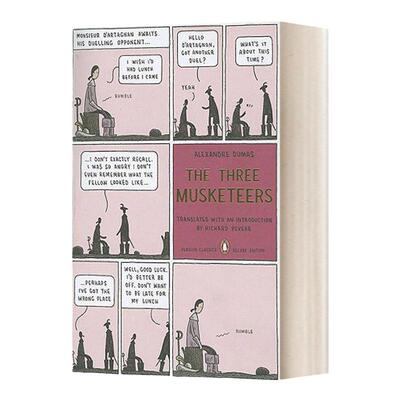 英文原版小说 三个火枪手 The Three Musketeers 英文版 进口英语原版书籍