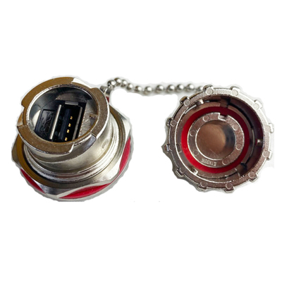 金属屏蔽usb转接头富崎转换器