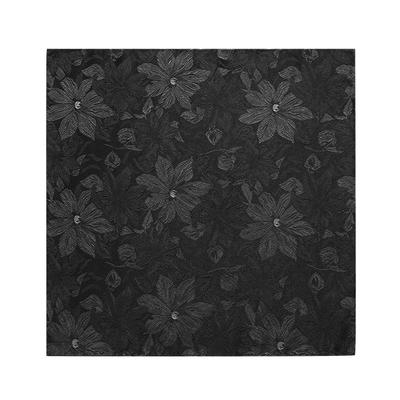 WILLIAM MILTON山野栀子暗花真丝口袋巾男士轻奢方巾商务休闲礼盒