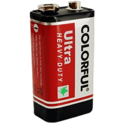 9v方块电池9伏6f22万能表1604g