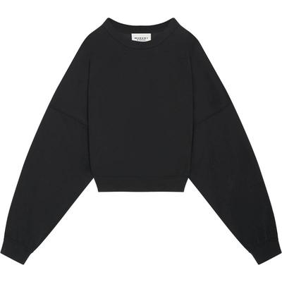 MARANT ETOILE SHEILA圆领短款抽绳卫衣毛圈女