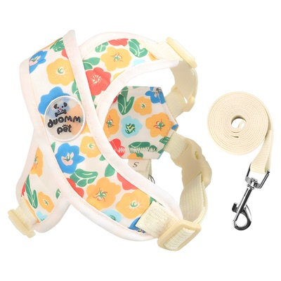 X型护胸防爆冲狗狗胸背带透气款