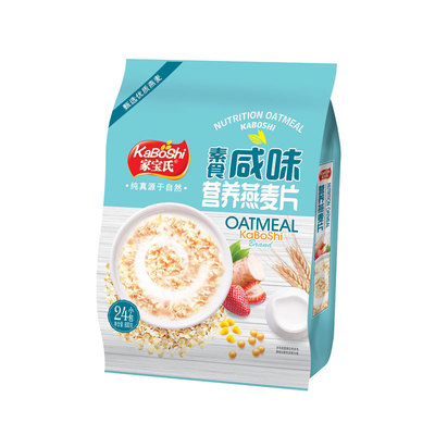 家宝氏素食咸味营养燕麦片独立装