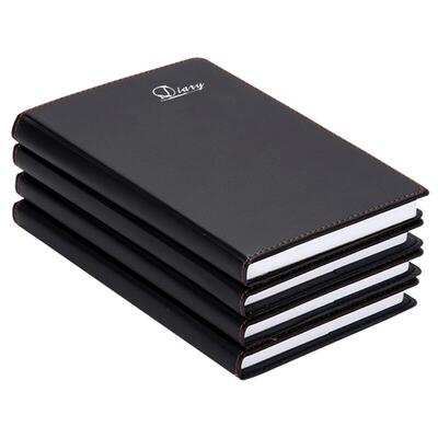 申士商务医生黑皮面记事本