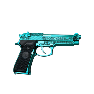 AQK M92雕花伯莱塔三代M92F礼物合金同款玩具科教空挂快拆收藏男