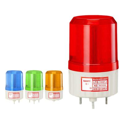 小型旋转爆闪声光报警器