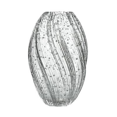 法兰晶创意轻奢夜光麦芽糖花瓶高级插花玫瑰鲜花水培玻璃花瓶摆件