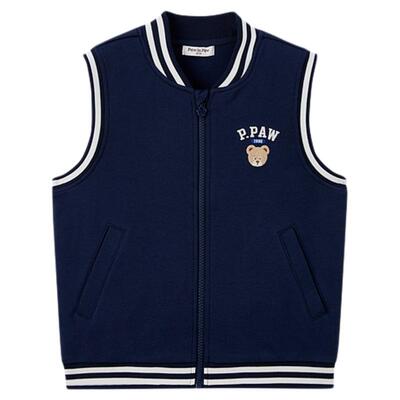 PawinPaw卡通小熊童装秋季男女童马甲百搭