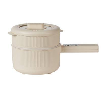 艾仕玛电煮锅一体锅多功能宿舍小型电煮锅煮面蒸煮一体预约不粘锅