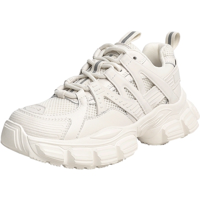 Tata他她休闲厚底老爹鞋女鞋轻便复古轻便透气运动鞋新款GZT01AM4