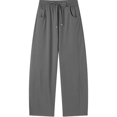 太平鸟女装2024年夏季款针织弯刀裤A1GBE2270