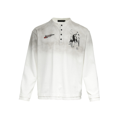 15GET长袖朋克男女印花T恤上衣