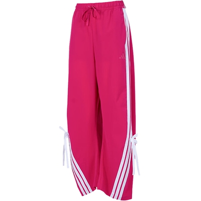 adidas阿迪达斯女子宽松舒适蝴蝶结直筒裤运动休闲长裤KR8708