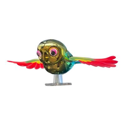 车载伴飞小鸟车外汽车摆件电动车摆件后视镜车顶装饰品新奇特玩具