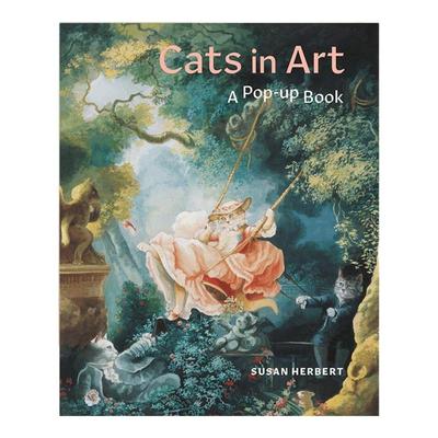 【现货】【T&H】艺术中的猫立体书英文艺术外国美术进口原版书精装Cats in Art: A Pop/Up Book Corina Fletcher