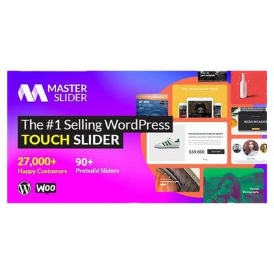 Master Slider Pro 汉化中文版 触摸响应式高级幻灯片插件 WP插件