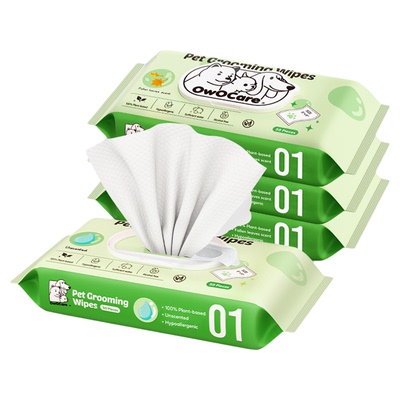OwOCare宠物湿巾狗狗猫咪免洗清洁专用纯水眼泪痕擦脚用品加大厚
