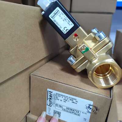 burkert宝德5282型膜片隔离电磁阀G1寸00154678宝帝黄铜154678