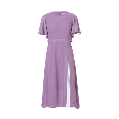 迪图2025春季新款中长款连衣裙