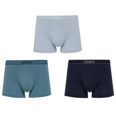 【3件包】爱慕先生25秋冬内裤男士包装腰平角裤NS23L512