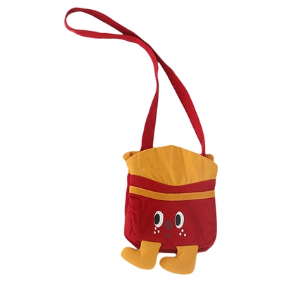 sarakids儿童斜挎包婴幼儿宝宝可爱薯条小挎包男童夏季出游小背包