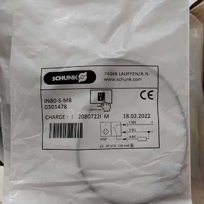询价-SCHUNK雄克IN 80/S-M8 订货号：0301478