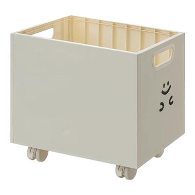 搞怪书箱带滑轮学生书本收纳箱