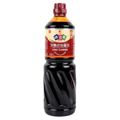 味达美冰糖老抽酱油1L